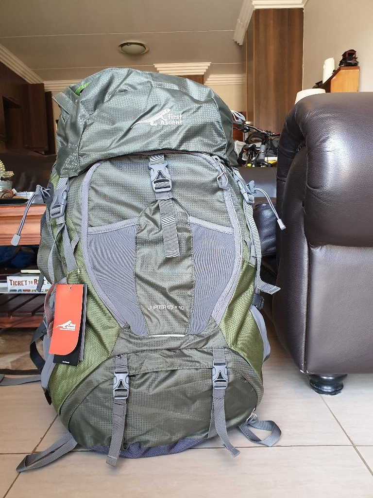 First Ascent Jupiter (65L+10L) hiking backpack for sale (Price reduced ...